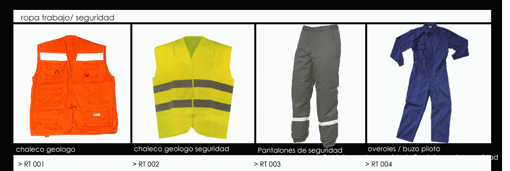 ropa seguridad